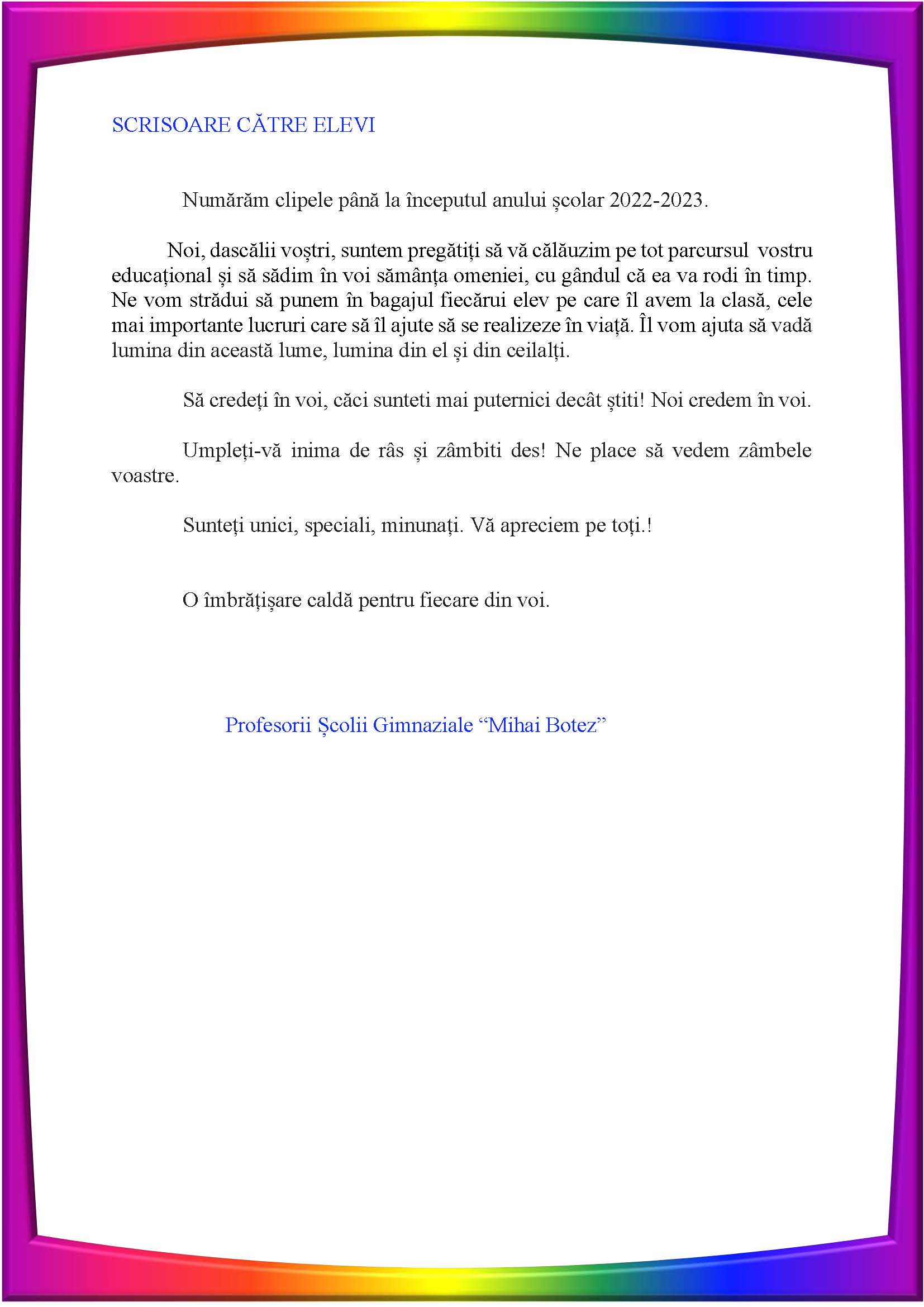 Scoala Mihai Botez Nr.87 – INVATAMANT SECTOR 3
